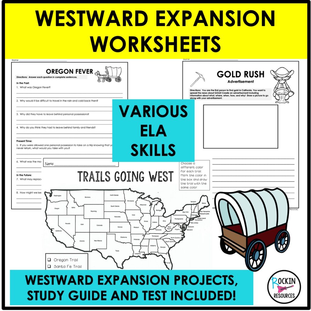 WESTWARD EXPANSION UNIT - Westward Expansion Test - Digital & Printable ...