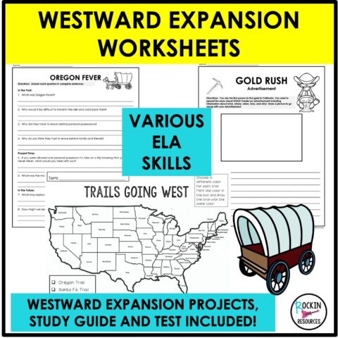 WESTWARD EXPANSION UNIT - Westward Expansion Test - Digital & Printable ...