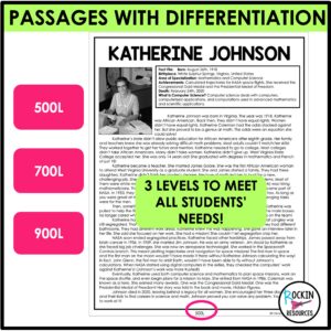 Women in Science | Reading Passages with Questions and Activities- STEM ...