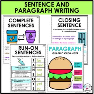 WRITING ANCHOR CHARTS AND INTERACTIVE WRITING NOTEBOOK, 3rd Grade 4th ...