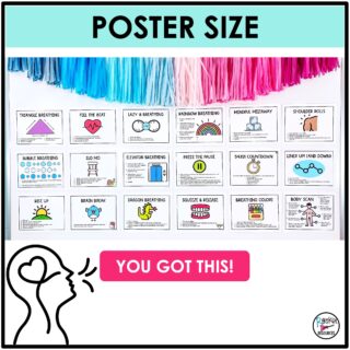 SOCIAL EMOTIONAL LEARNING POSTERS - SEL POSTERS AND CARDS - BREATHING ...