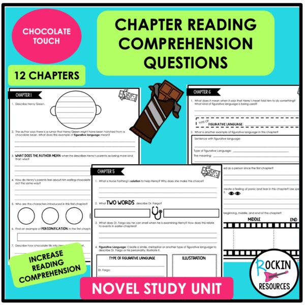 Chocolate Fever Novel Unit - Rockin Resources