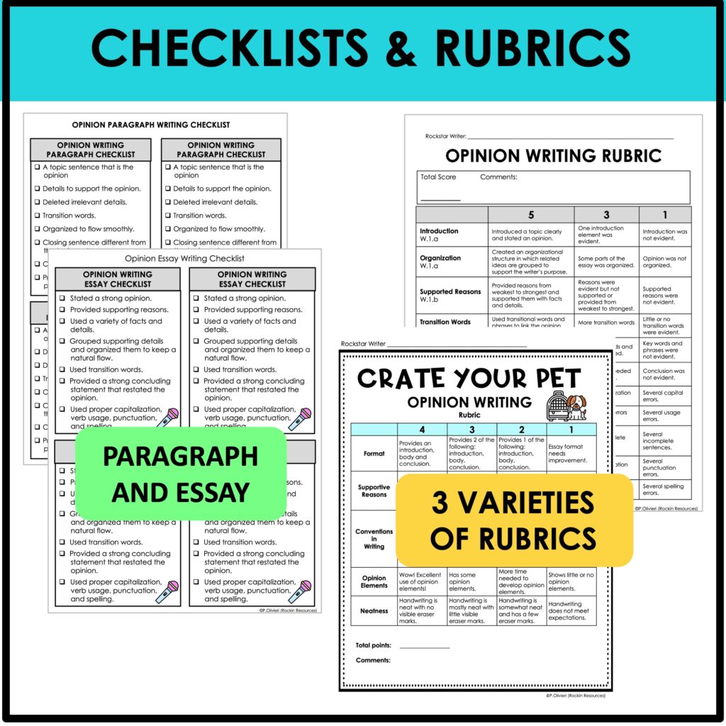 Opinion Writing Prompt: Crate Your Pet Debate - Rockin Resources