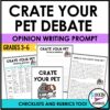 Opinion Writing Prompts Bundle - Rockin Resources