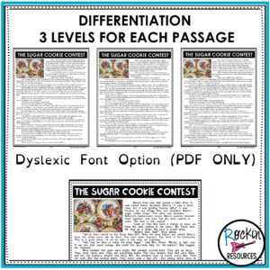 3rd Grade Literature Reading Comprehension Passages - Rockin Resources