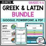 Greek and Latin Roots - Prefixes, Suffixes Study Units Bundle - 20 ...