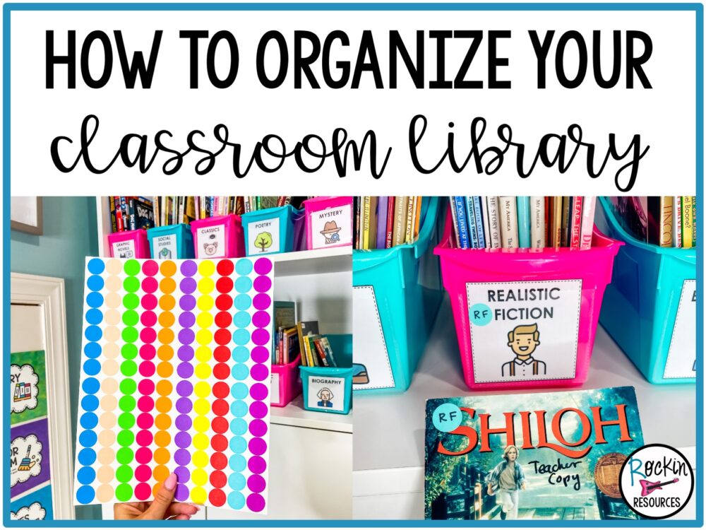 How to Organize Your Classroom Library - Rockin Resources
