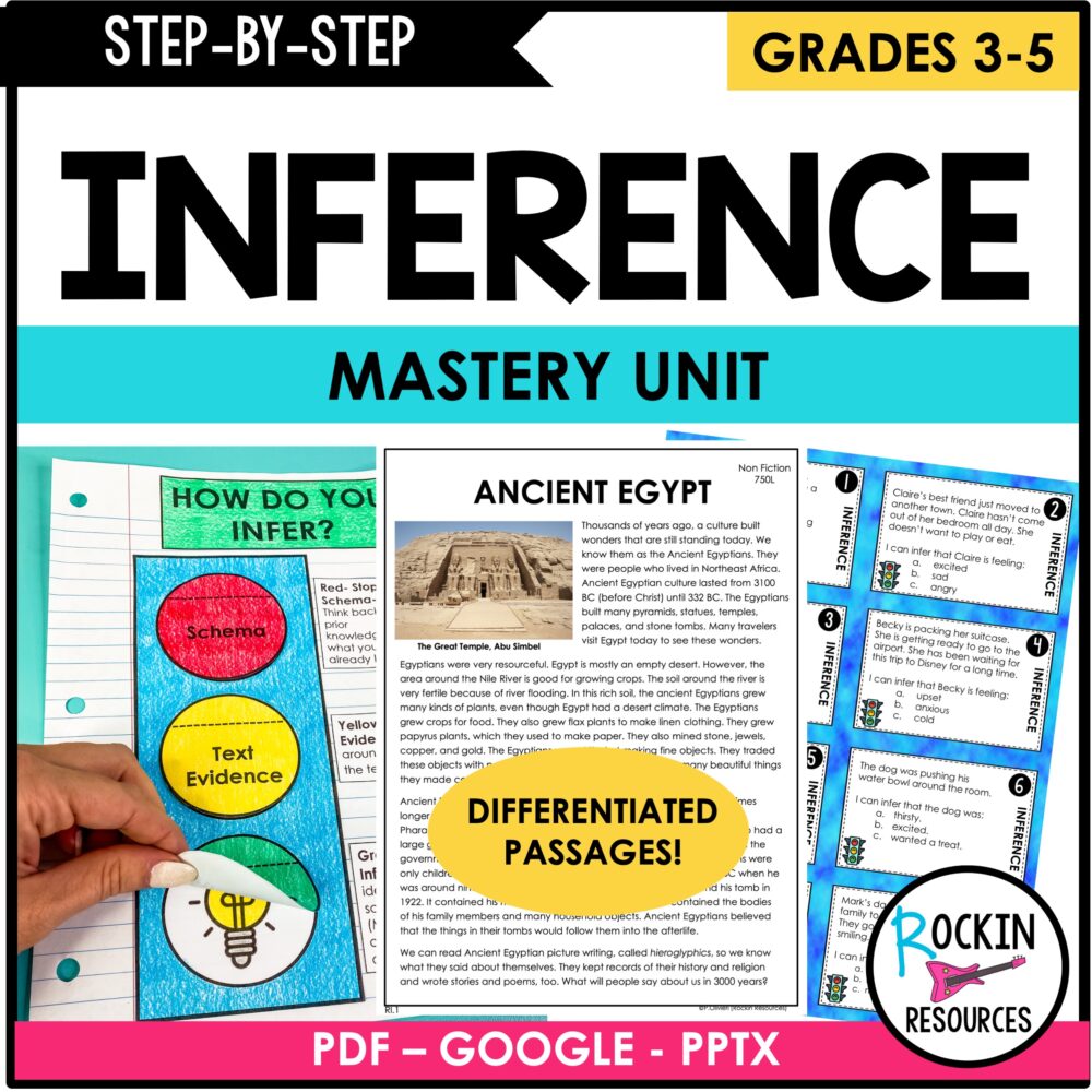 Step-by-Step Reading Skills for Reading Comprehension Bundle 1 - Rockin ...