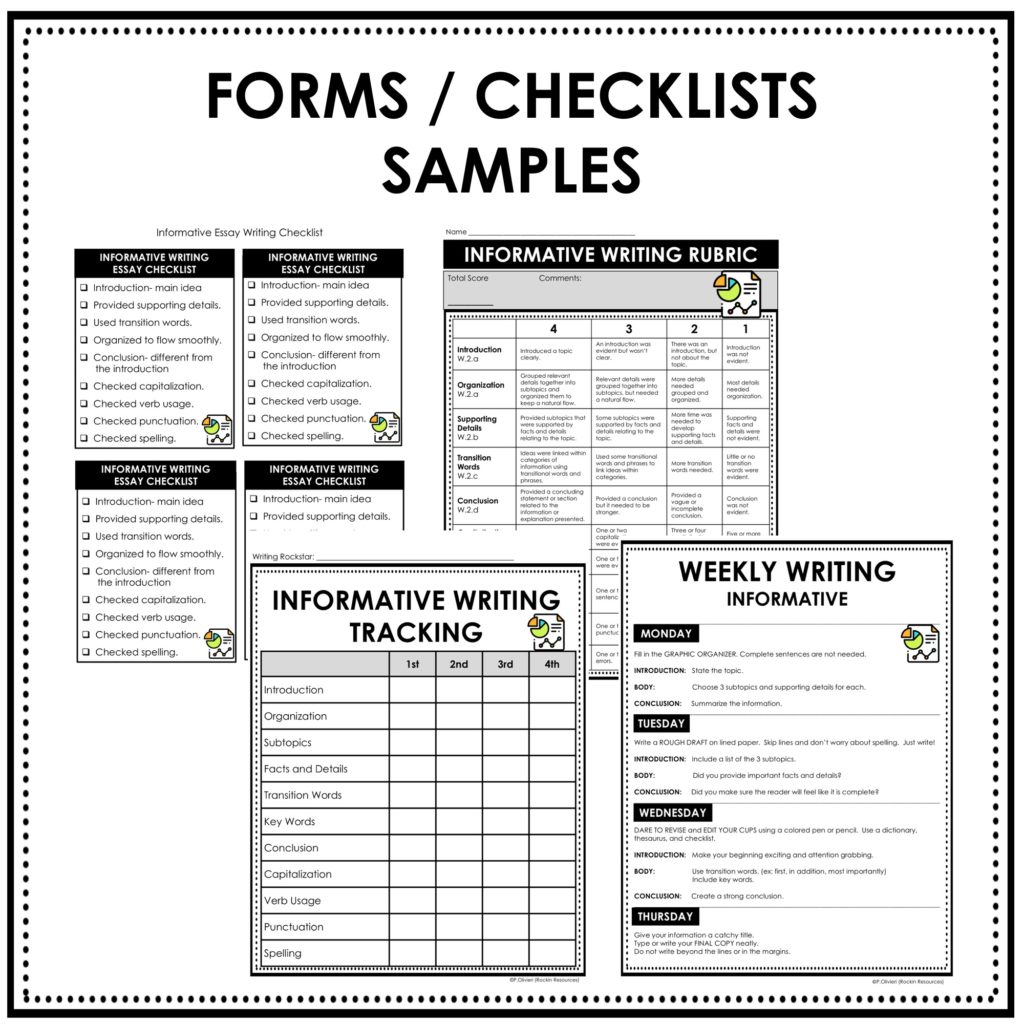Primary Step-by-Step Informative Writing - Rockin Resources