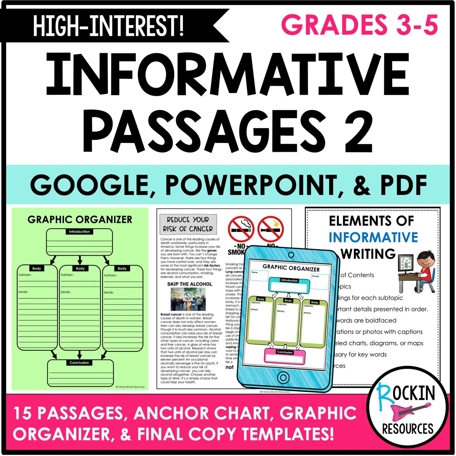 Informative Writing Prompt Passages Set 2 - Rockin Resources