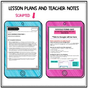 Sentence Structure and Paragraph Writing Google Version - Rockin Resources