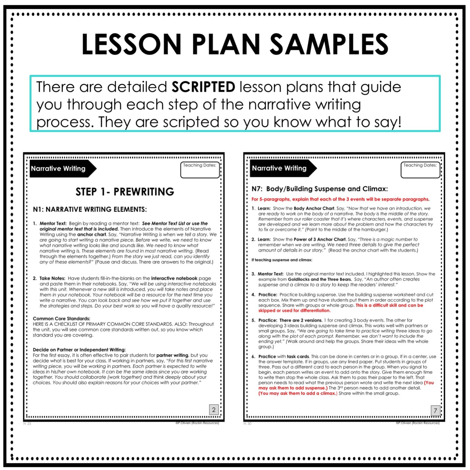 Step-By-Step Narrative Writing for Primary - Rockin Resources