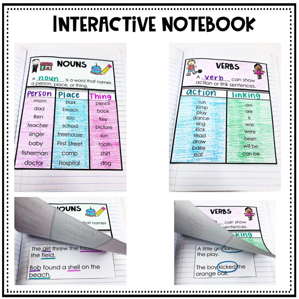 Nouns and Verbs - Rockin Resources