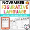 November Figurative Language - Fall - Autumn - Rockin Resources