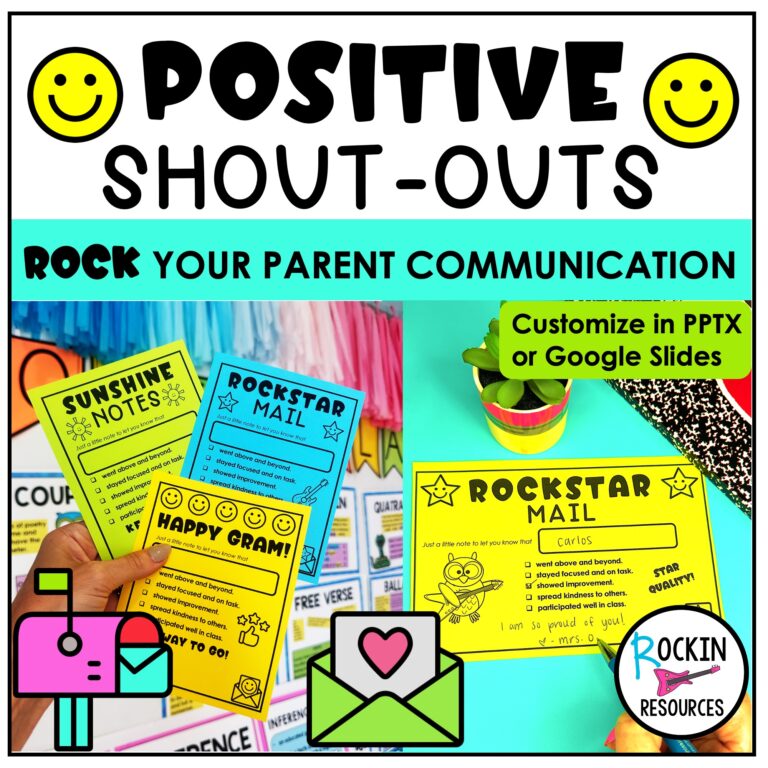 POSITIVE Shout-Outs, ROCKSTAR Mail, HAPPY Grams, SUNSHINE Notes ...