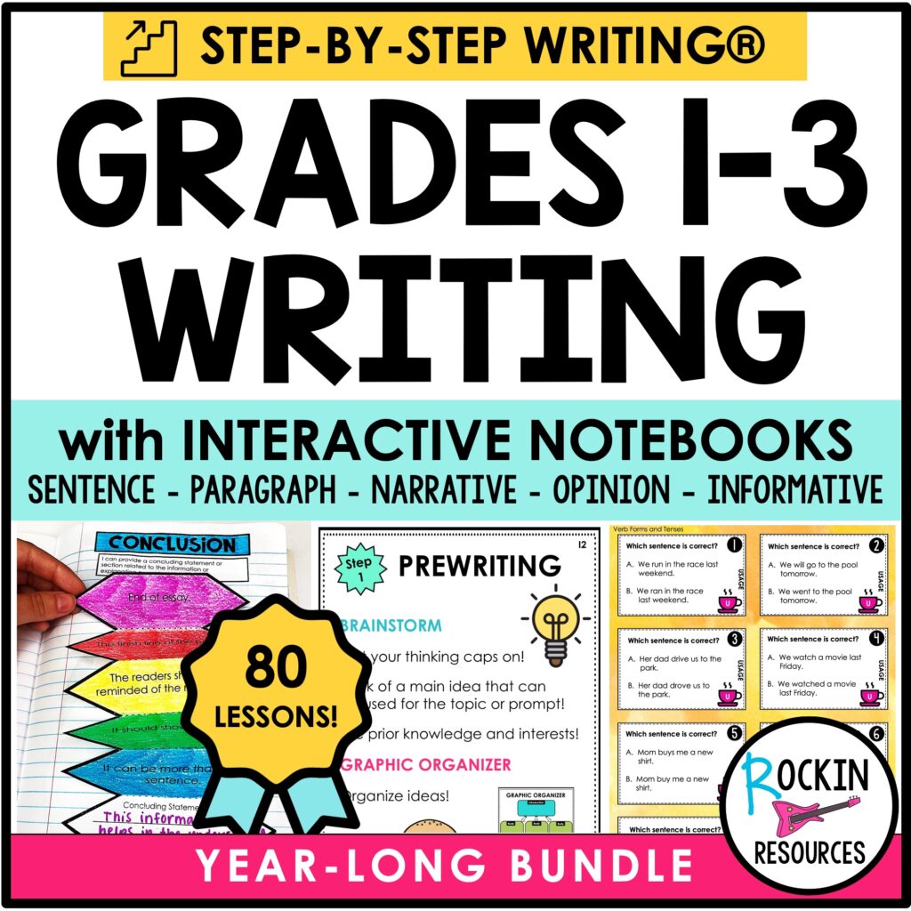 Primary Step-by-Step Writing® Grades 1-3 - Rockin Resources