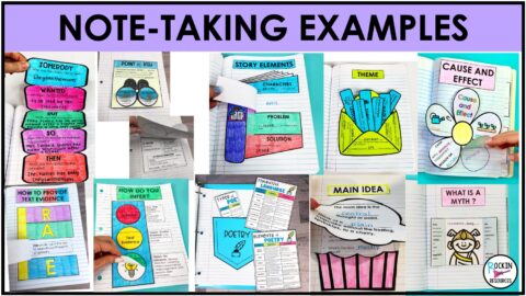 reading comprehension note taking examples for blog - Rockin Resources