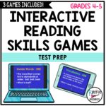 Reading Skills Interactive Review Game- Test Review- Test Prep - Rockin ...