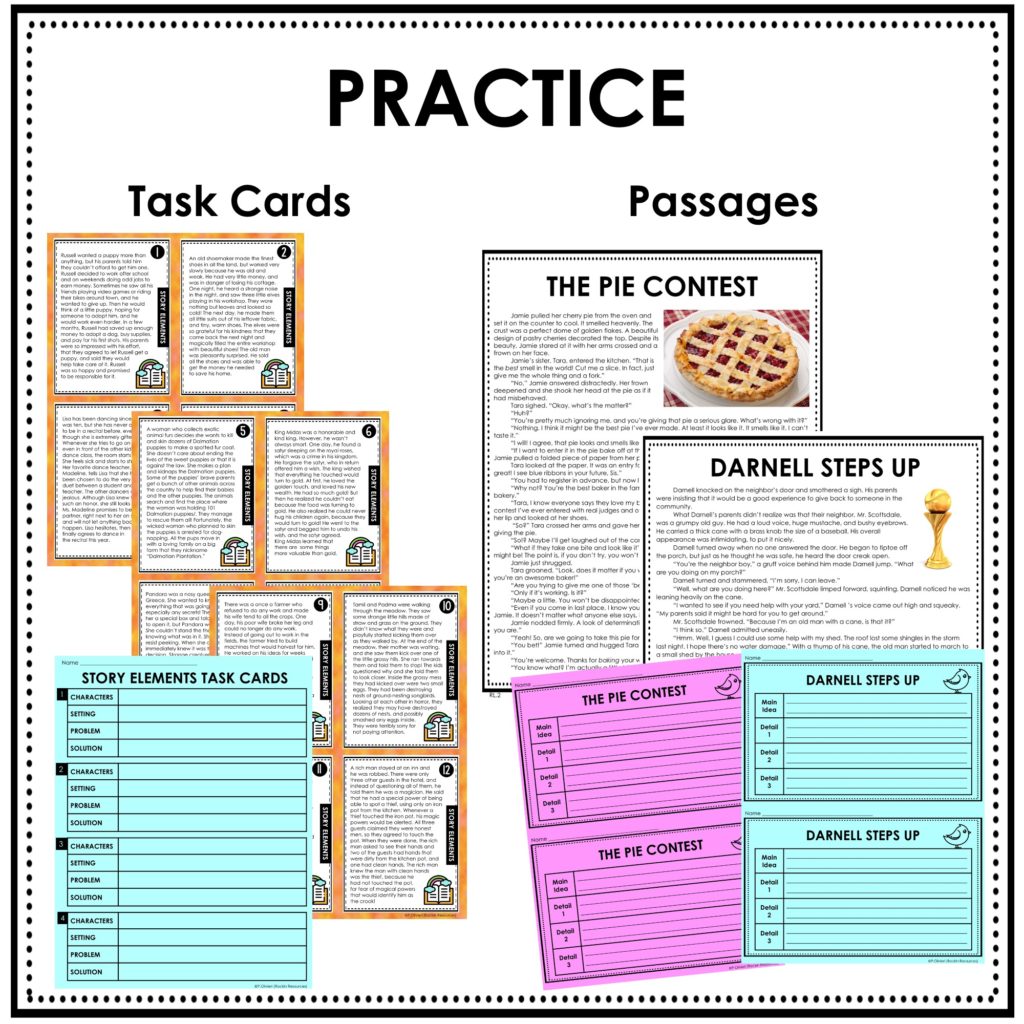 Reading Skills Bundle for Reading Comprehension - Rockin Resources