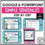 3rd Grade Digital Step-by-Step Simple Sentences Practice - Rockin Resources