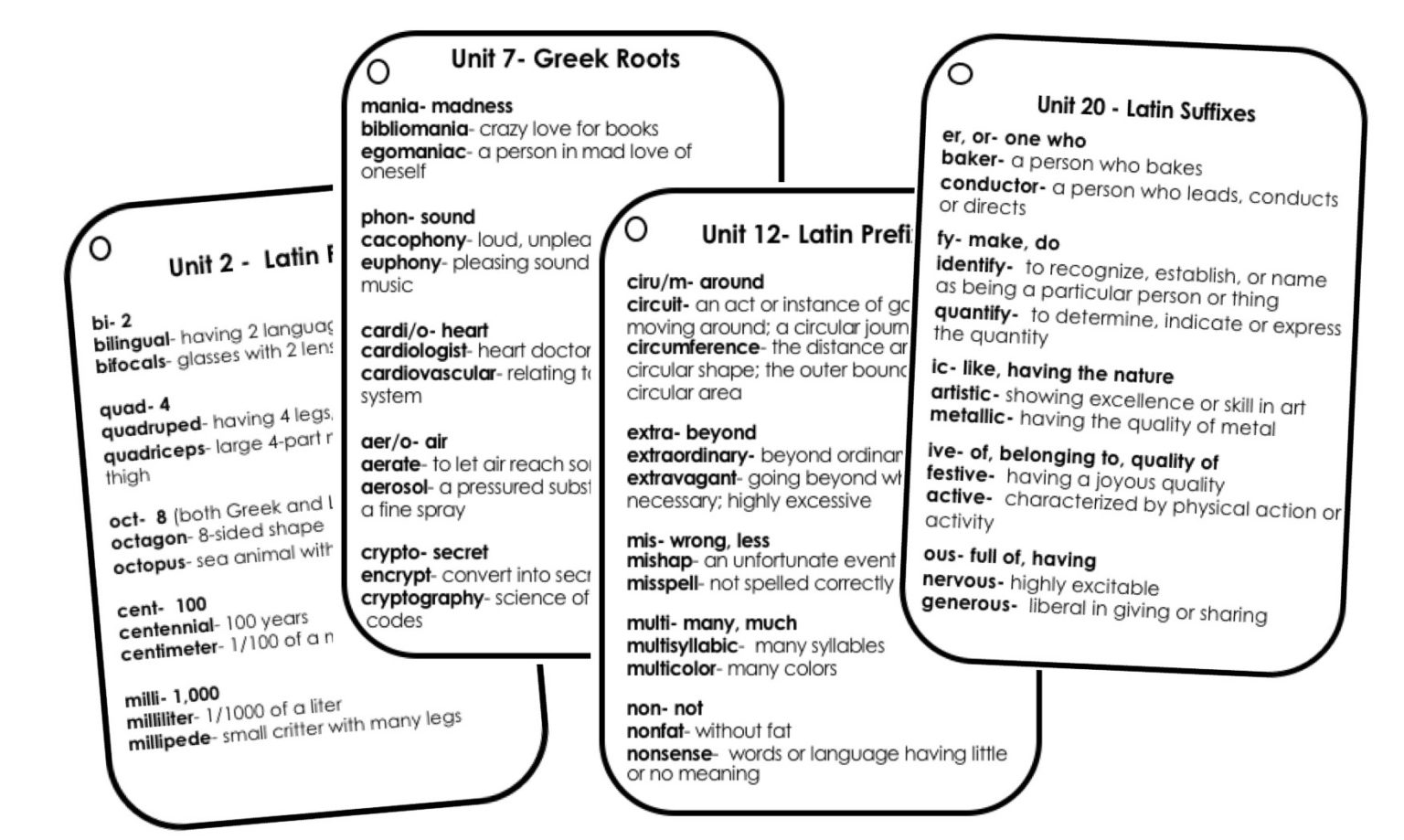 The Best Way to Teach Greek and Latin Roots and Affixes - Rockin Resources