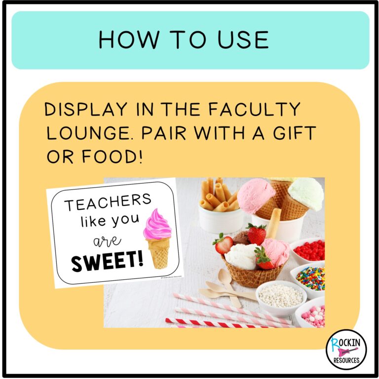 Teacher Appreciation Posters | Fun & Uplifting Faculty Lounge Decor ...