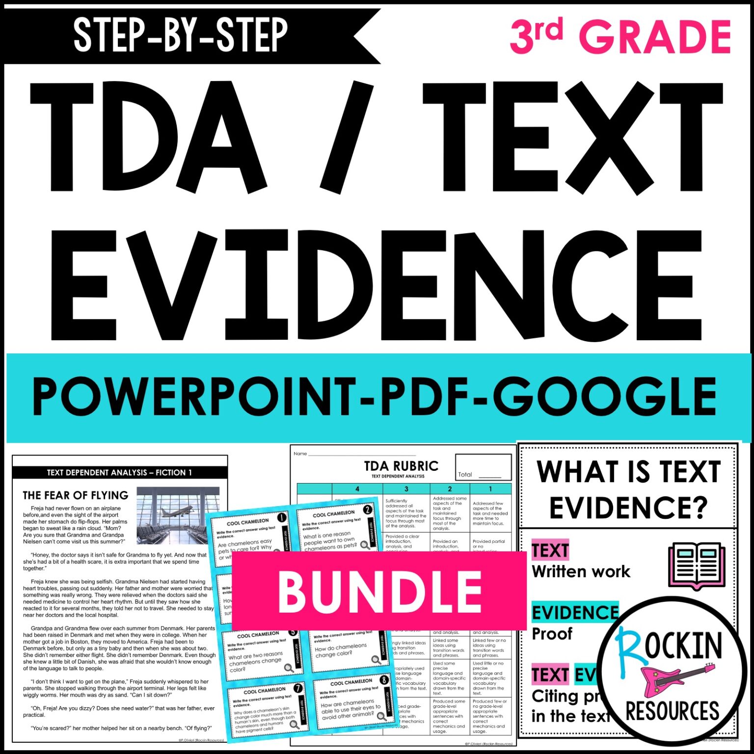 TEXT DEPENDENT ANALYSIS 3RD GRADE AND TEXT EVIDENCE UNIT BUNDLE ...