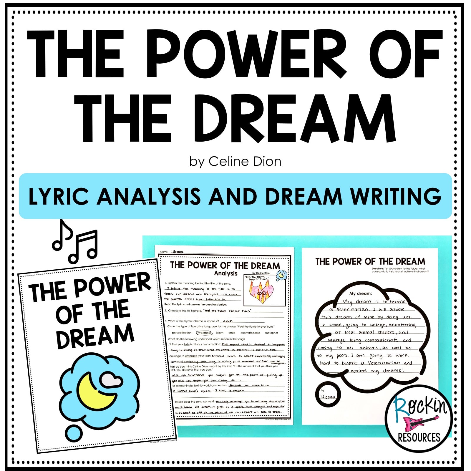 Power of a Dream | Analyzing Song Lyrics | I Have a Dream Writing | MLK ...