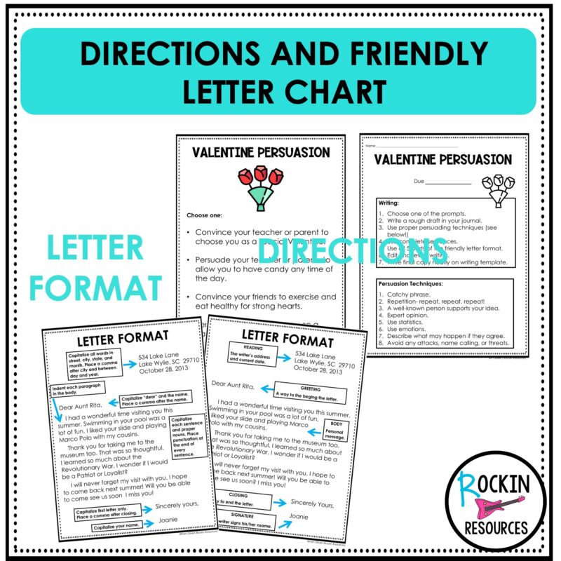 Valentine Persuasion Writing - Rockin Resources