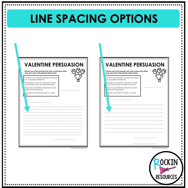 Valentine Persuasion Writing - Rockin Resources