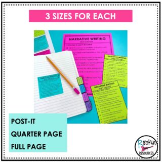 Writing Checklists EDITABLE! - Rockin Resources