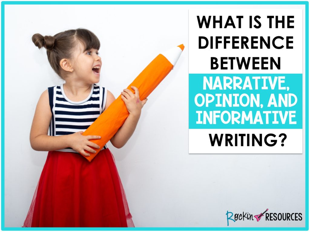 What is the Difference Between Narrative, Opinion, and Informative ...