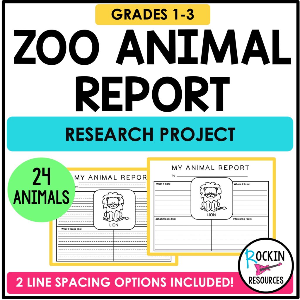 Primary Animal Research Report | Zoo Animal Research Project - Rockin ...
